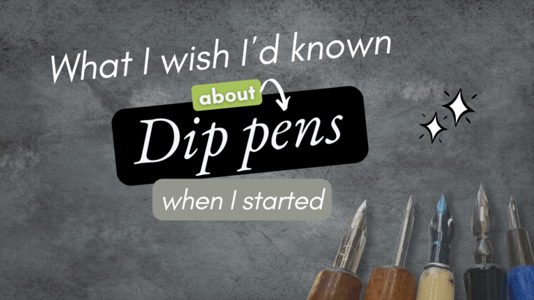 A beginner’s guide to dip pens for drawing | Longstride Illustration