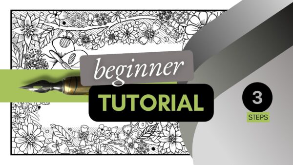 How to draw a border for beginners | Longstride Illustration