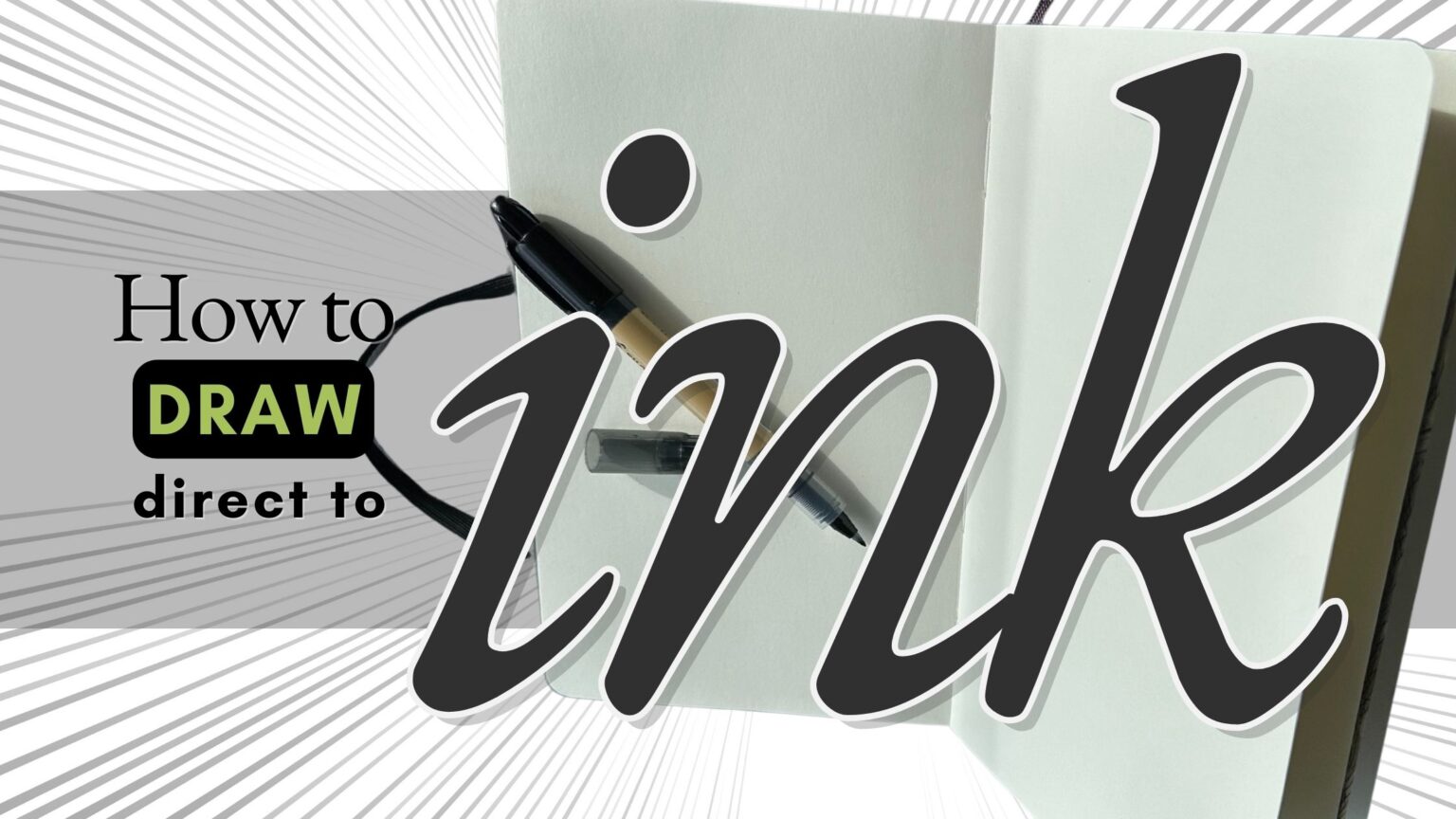 Directly to ink drawing exercises | Longstride Illustration
